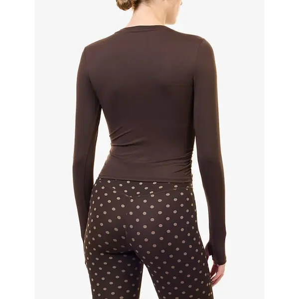 TALA Dayflex Ruched-front Jersey Top