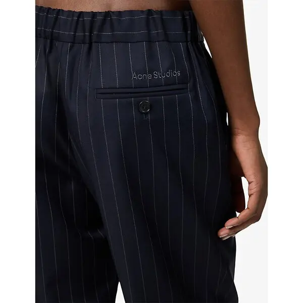 Acne Studios Pyxano Pinstripe Wool Trousers