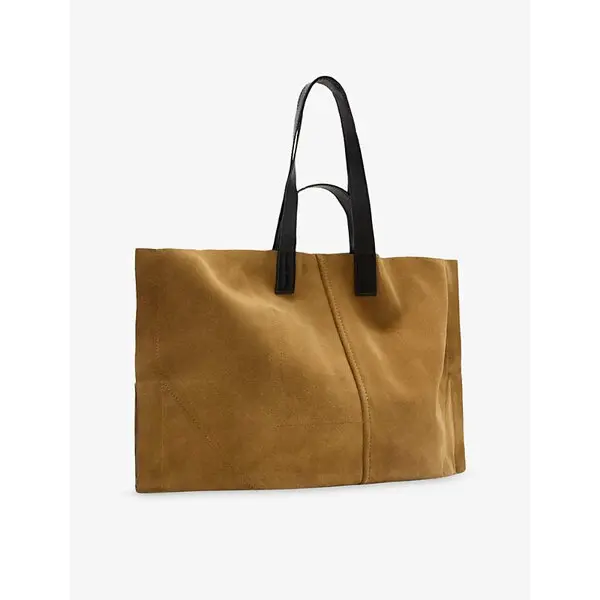 ALLSAINTS Lutece Reversible Suede Tote