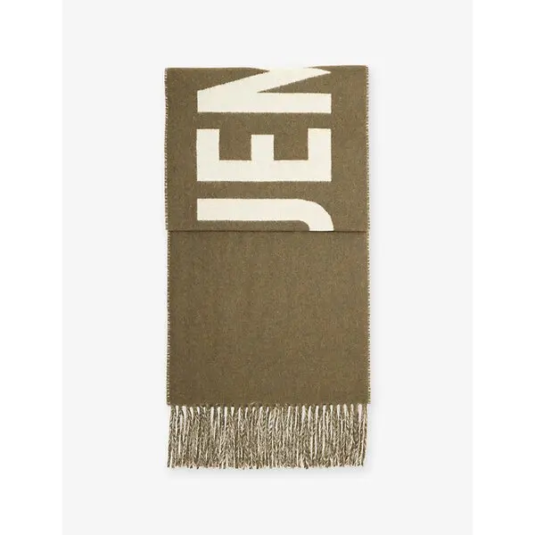 Jacquemus The Wool Scarf - Khaki