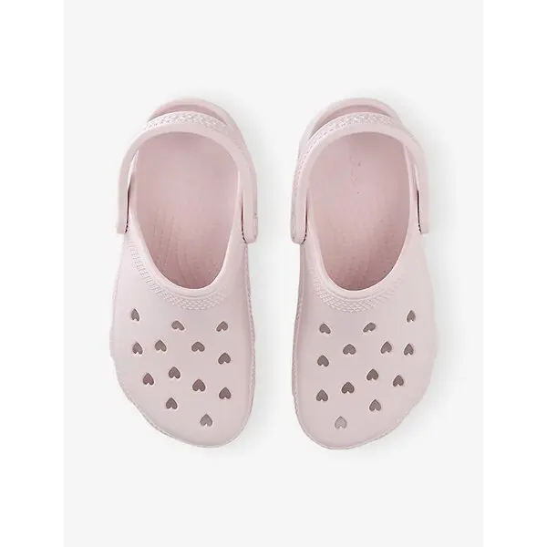 CROCS Classic Hearts Rubber Clogs