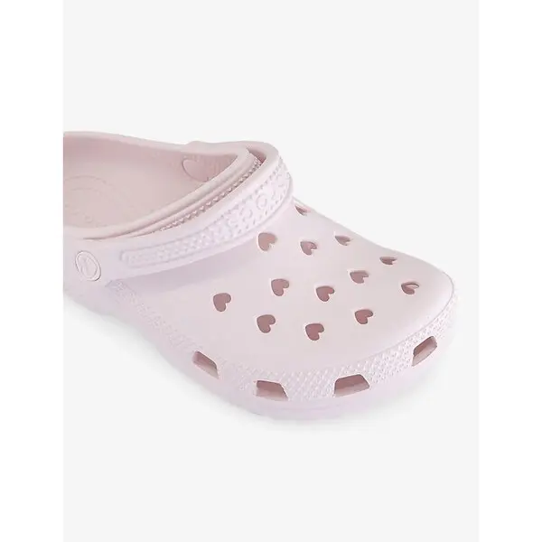 CROCS Classic Hearts Rubber Clogs