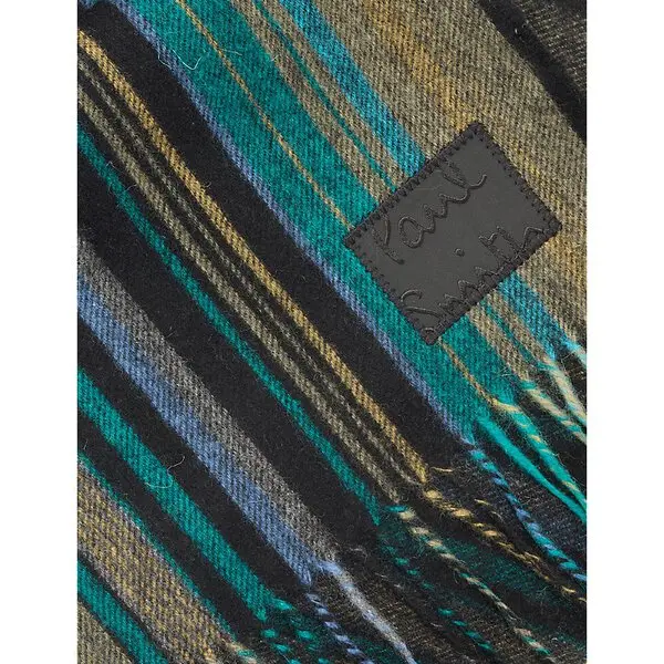Paul Smith Trent Stripe Wool Scarf