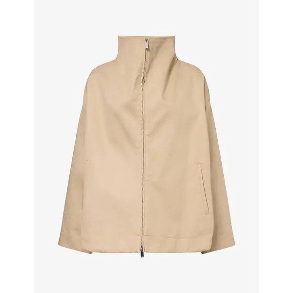 TOTEME Zipped Country Cotton Jacket - Fawn
