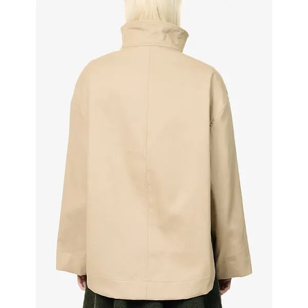 TOTEME Zipped Country Cotton Jacket - Fawn