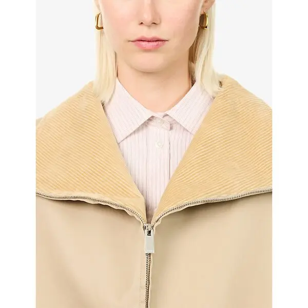TOTEME Zipped Country Cotton Jacket - Fawn