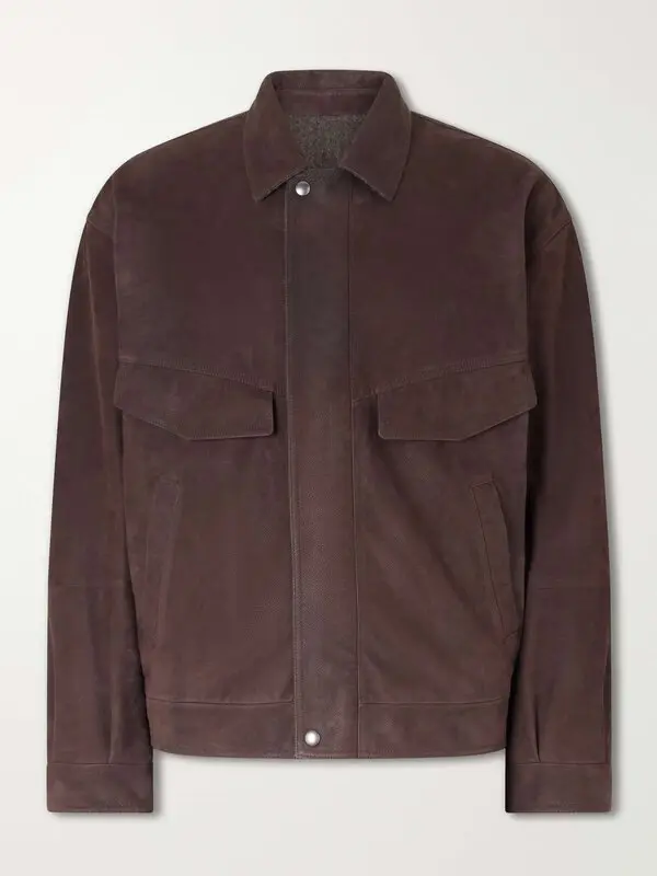 THE ROW Vana Nubuck Jacket