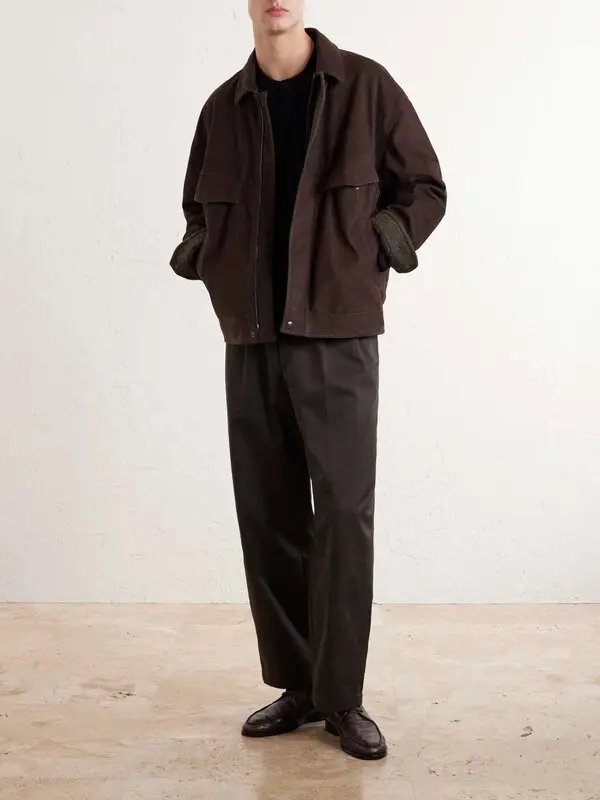 THE ROW Vana Nubuck Jacket