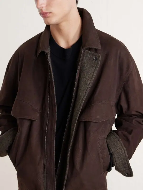 THE ROW Vana Nubuck Jacket