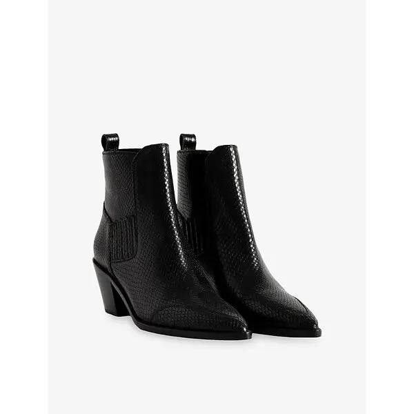 Zadig&Voltaire Tyler Leather Heeled Ankle Boots