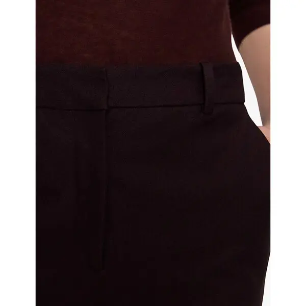 JOSEPH Tafira Gabardine Flared Cotton-stretch Trousers