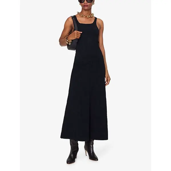 JOSEPH Joann Jacquard Milano Woven Tank Top - Black