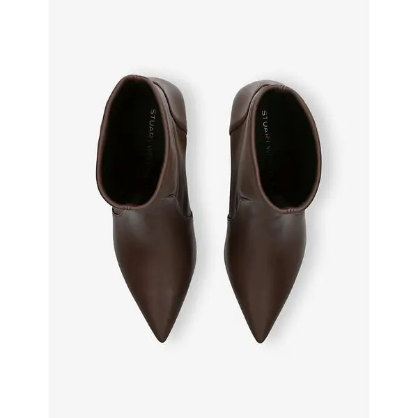 STUART WEITZMAN Vinnie 50 Leather Ankle Boots