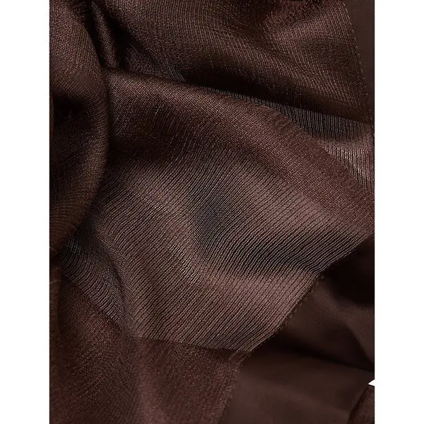 PHASE EIGHT Satin-trim Woven Scarf