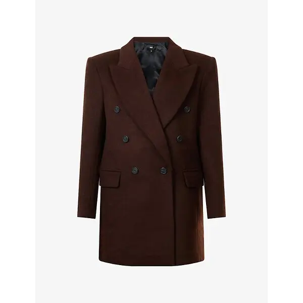 Paige Uma Double-breasted Wool-blend Coat