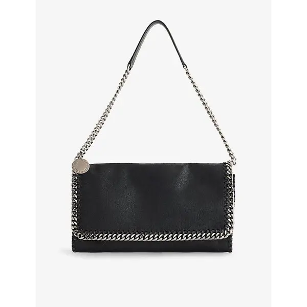 Stella McCartney Falabella Flap Woven Shoulder Bag