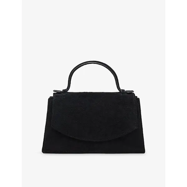 PHASE EIGHT Top Handle Suede Bag