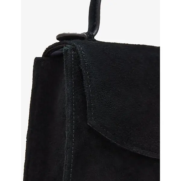 PHASE EIGHT Top Handle Suede Bag