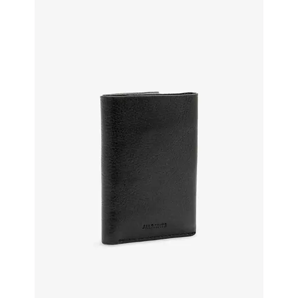 ALLSAINTS Axis Leather Bi-fold Wallet