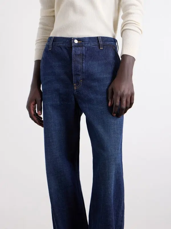 JEANERICA Genua Straight-leg Mid-waist Cotton Jeans