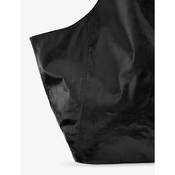 ALLSAINTS Siloh Oversized Leather Tote Bag
