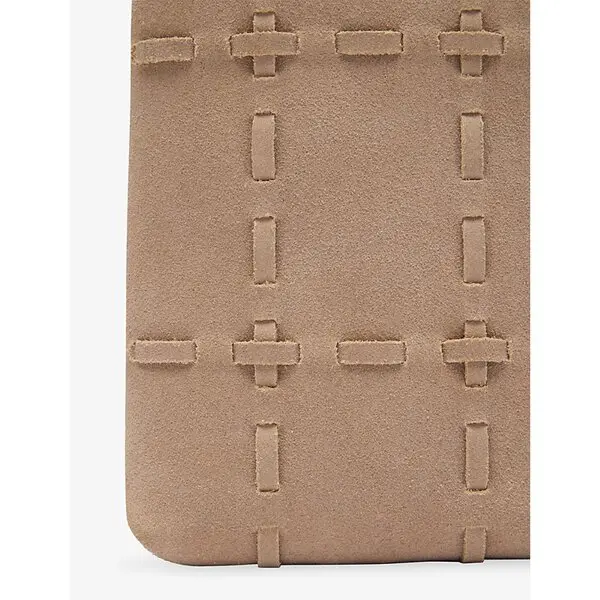 Whistles Suede Whipstitch Phone Cross-body Bag