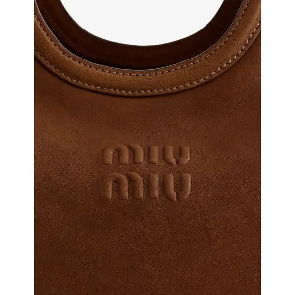 Miu Miu Ivy Large Leather Tote Bag