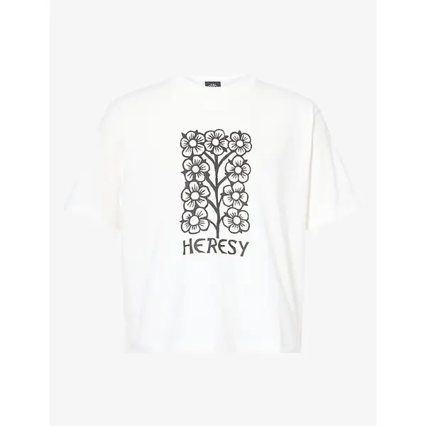 HERESY Verdure Floral-print Cotton T-shirt
