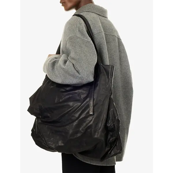 Yohji Yamamoto Unevenness Leather Tote Bag