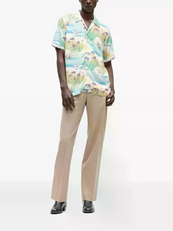 ENDLESS JOY Iris Graphic-print Short-sleeve Shirt