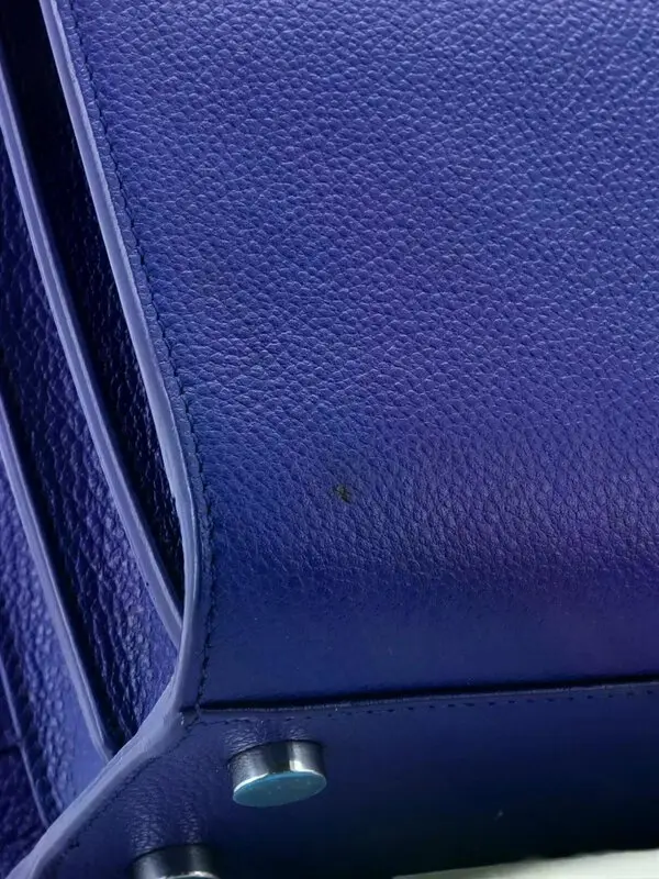 Saint Laurent Sac De Jour Nm Bag Leather Nano Tote Bag - Blue