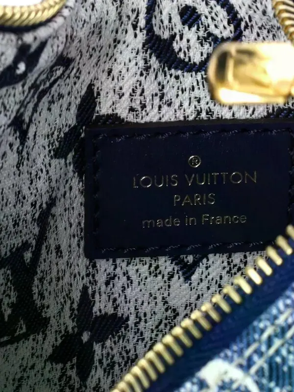 LOUIS VUITTON Loop Handbag Monogram Jacquard Denim Hobo Bag