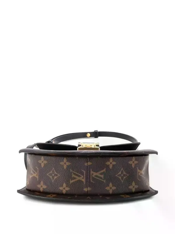 LOUIS VUITTON Tilsitt Top Handle Bag Reverse Monogram Canvas Crossbody Bag - Brown
