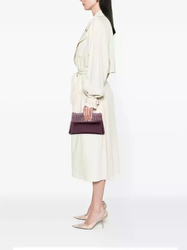 Bottega Veneta 2010 Nappa Intrecciato Flap Clutch Bag
