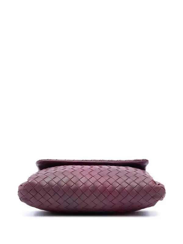 Bottega Veneta 2010 Nappa Intrecciato Flap Clutch Bag