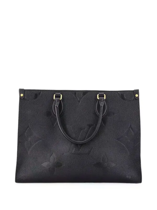 LOUIS VUITTON Onthego Monogram Empreinte Giant Mm Tote Bag - Black