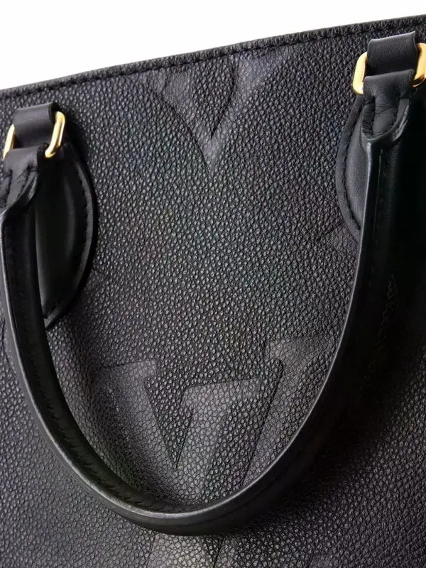 LOUIS VUITTON Onthego Monogram Empreinte Giant Mm Tote Bag - Black