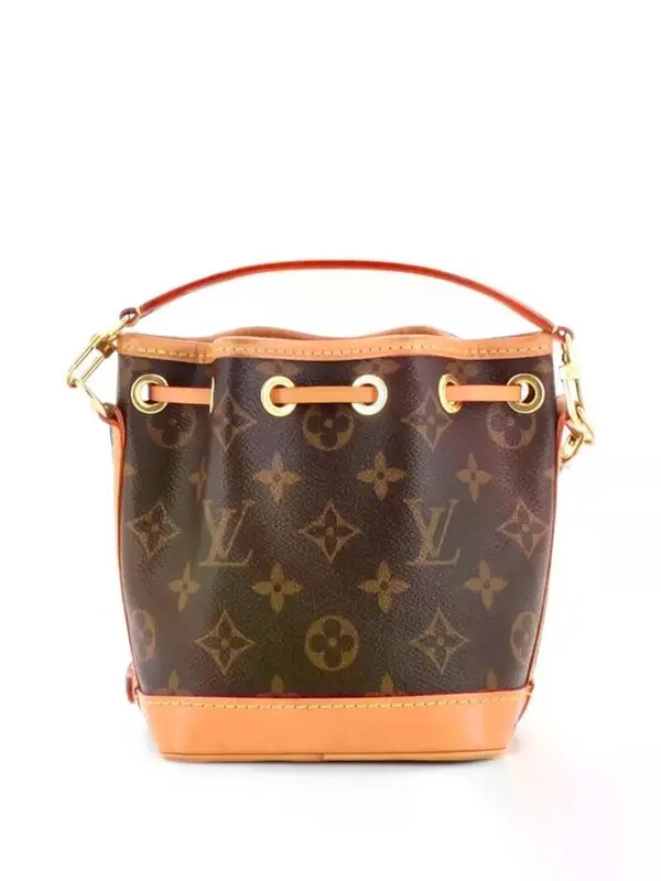 LOUIS VUITTON Noe Nm Handbag Monogram Canvas Nano Bucket Bag