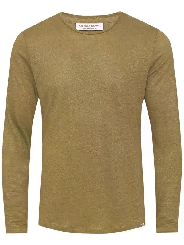Orlebar Brown Linen T-shirt - Brown