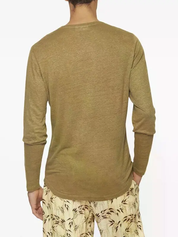 Orlebar Brown Linen T-shirt - Brown