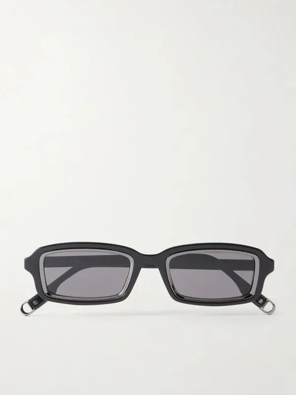 Dior Diorsymbol S2i Rectangular-frame Acetate Sunglasses - Black