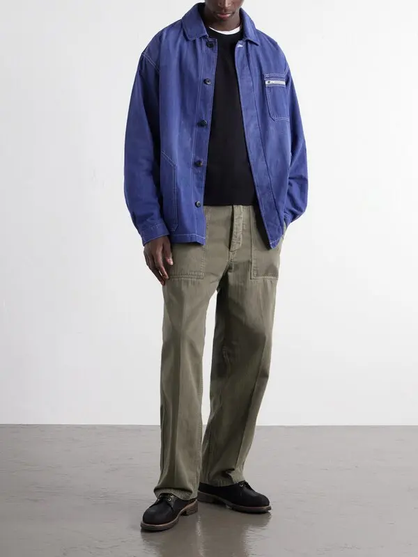 Visvim Court Cotton-jersey Sweatshirt