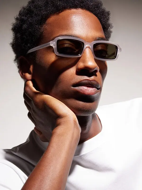 Dior Diorsymbol S2i Rectangular-frame Acetate Sunglasses - White