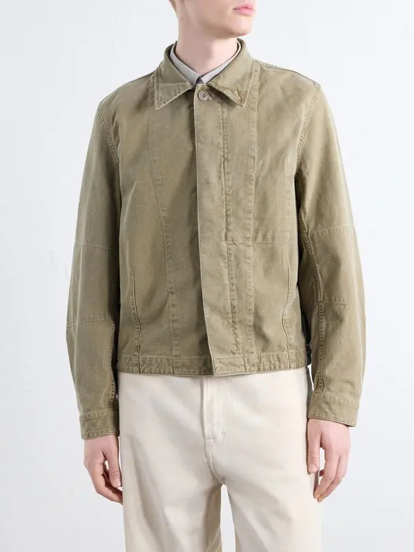 Our Legacy Machine Pigment-dyed Cotton-twill Jacket - Green