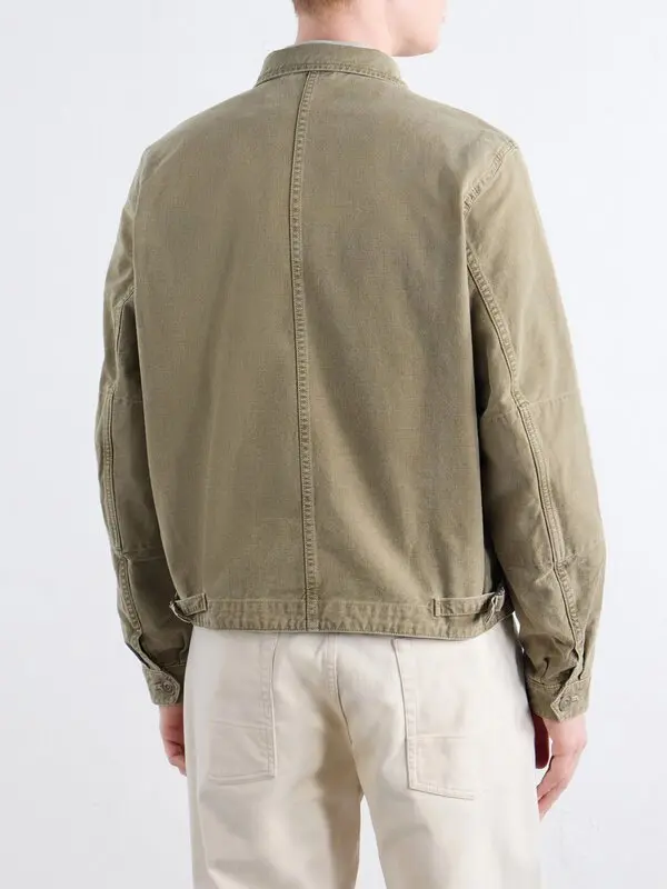 Our Legacy Machine Pigment-dyed Cotton-twill Jacket - Green