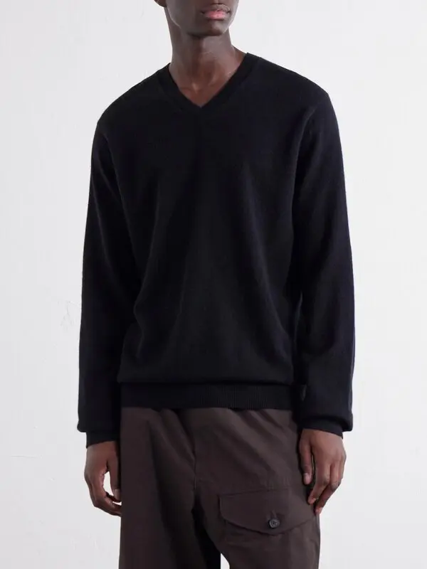 Comme Des Garçons Wool Sweater - Black