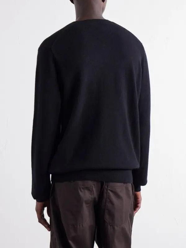 Comme Des Garçons Wool Sweater - Black