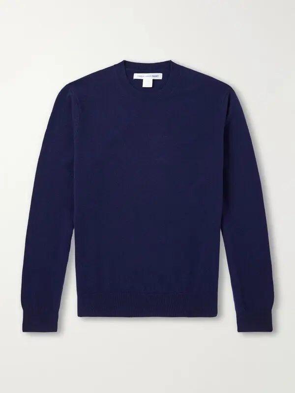 Comme Des Garçons Ribbed Wool Sweater