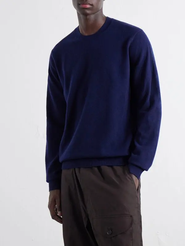Comme Des Garçons Ribbed Wool Sweater