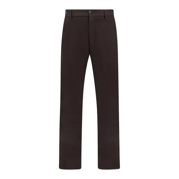 Paul & Shark Pantalone Bellagio Wide Leg - Coffe